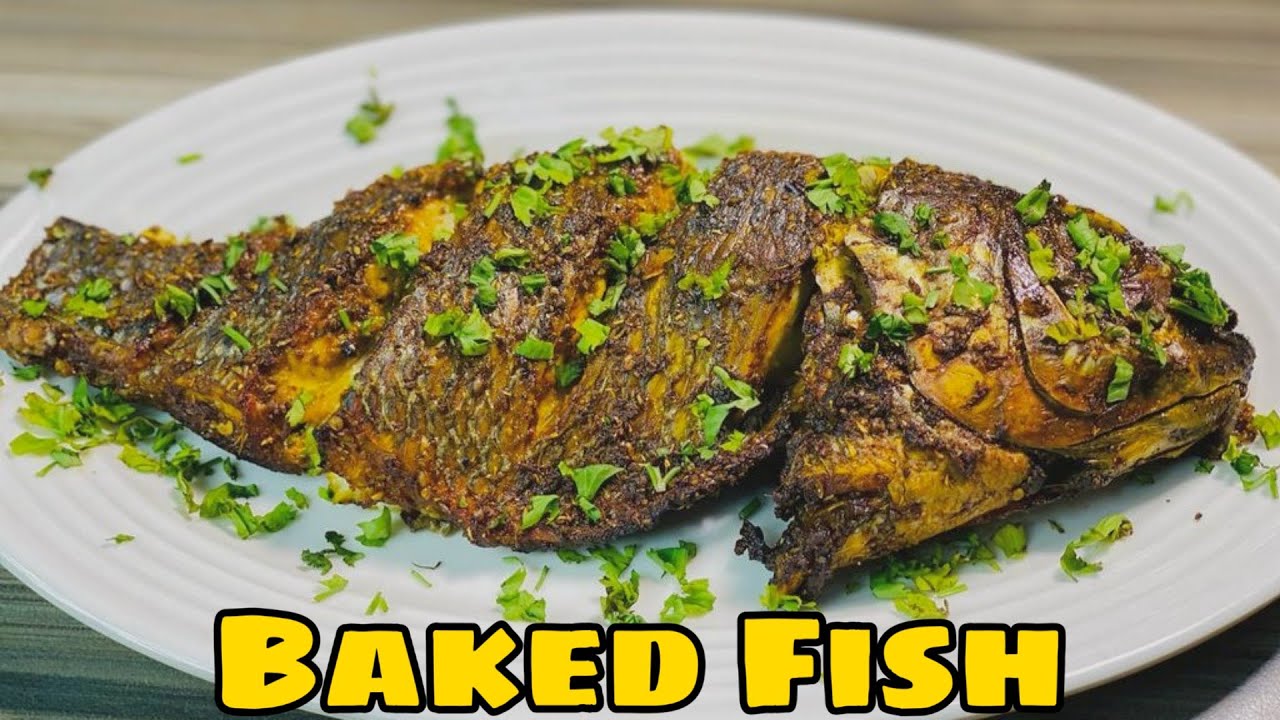 spicy baked fish by nayaab recipes |secret masala |restaurant style ...