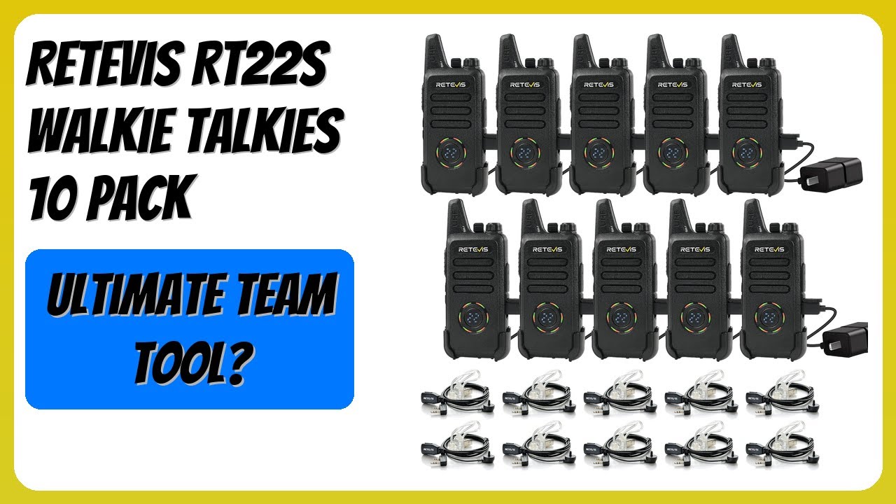 REVIEW (2026): Retevis RT22S Walkie Talkies 10 Pack. Features - YouTube