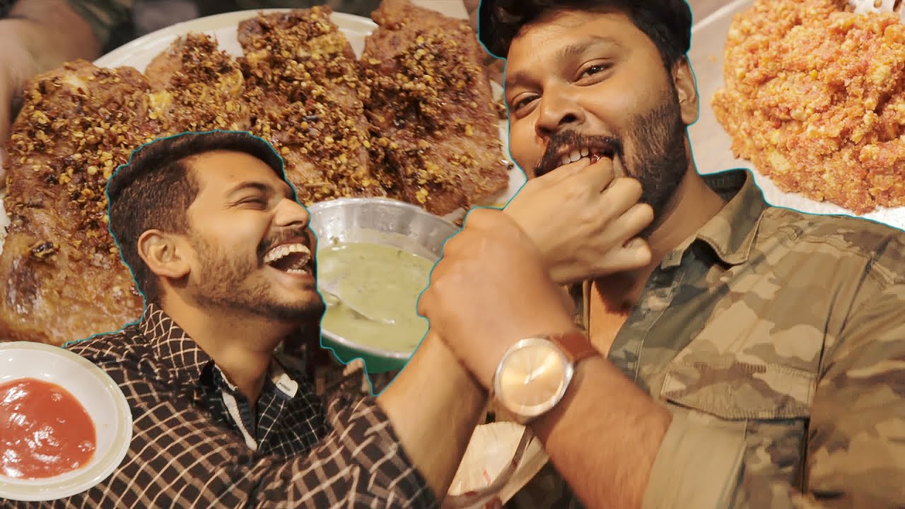 DESI FOOD CHALLENGE | EATING 5000 RS WORTH OF FOOD | KASUR KI FISH - YouTube