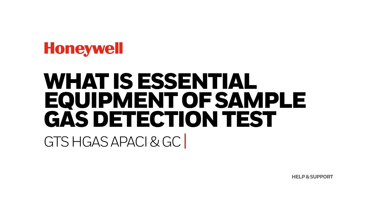 What is essential equipment of Sample gas detection test? - YouTube