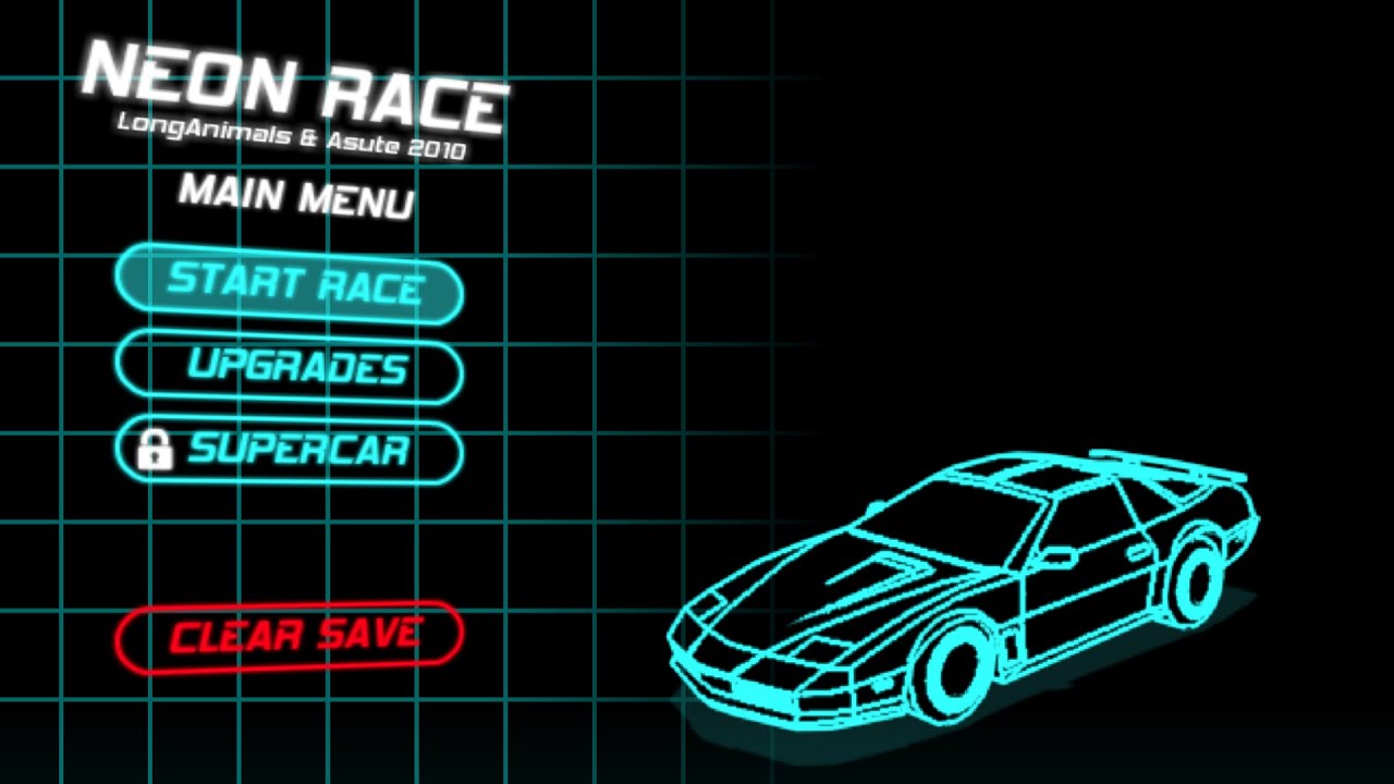 Неоновые гонки прохождение | Neon race Walkthrough - GF4Y.COM - YouTube