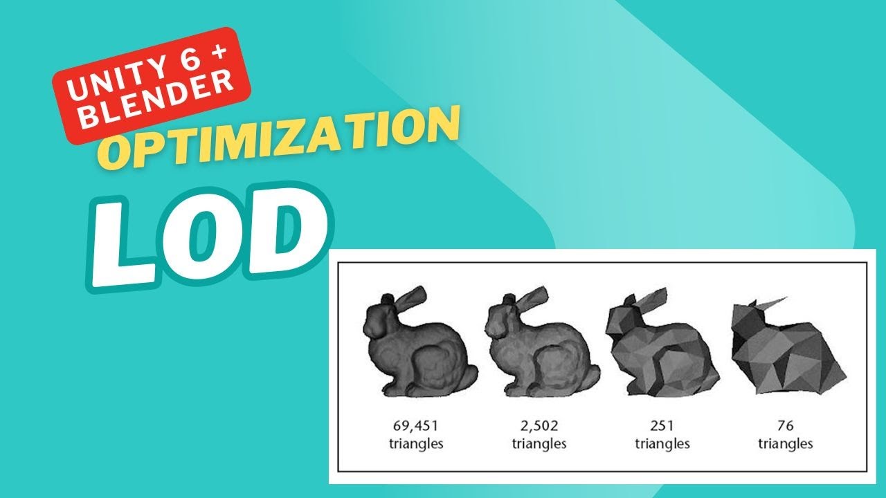 unity 6 - Level of detail - LOD tutorial (optimization) - YouTube