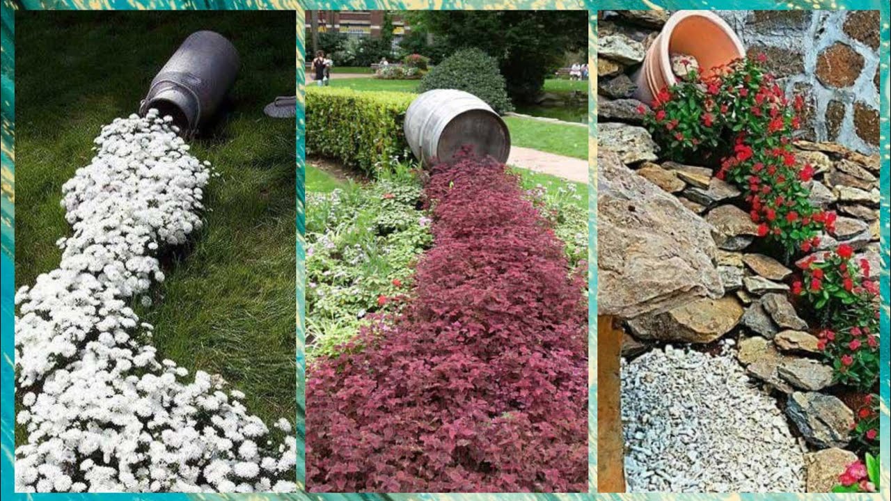 Gorgeous Garden Spilled Flower Ideas - Garden Makeover - YouTube