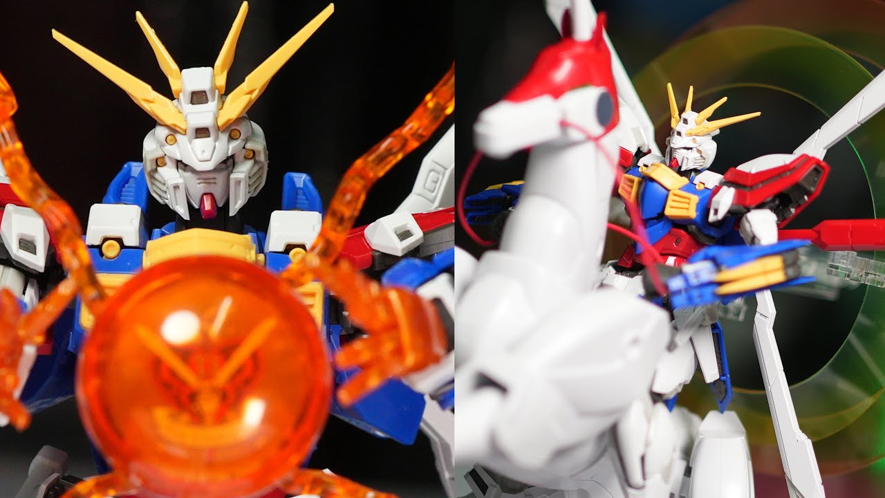 [4K][FullReview]RG 1/144 God Gundam + Expansion Fuunsaiki l Domon ...