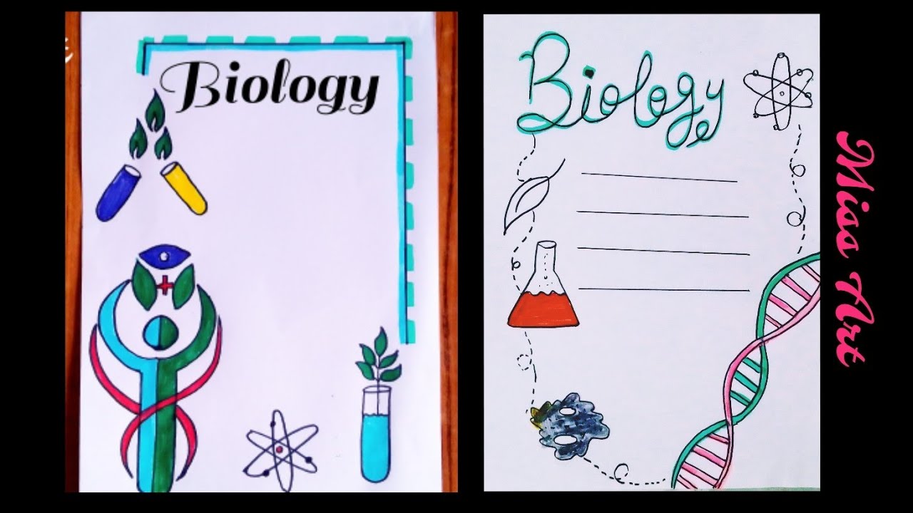 Biology Border Design/Project Work Design/Assignment front page design ...