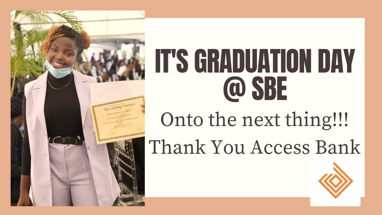 It's Graduation Guys at School of Banking Excellence. We Did It. Throws ...