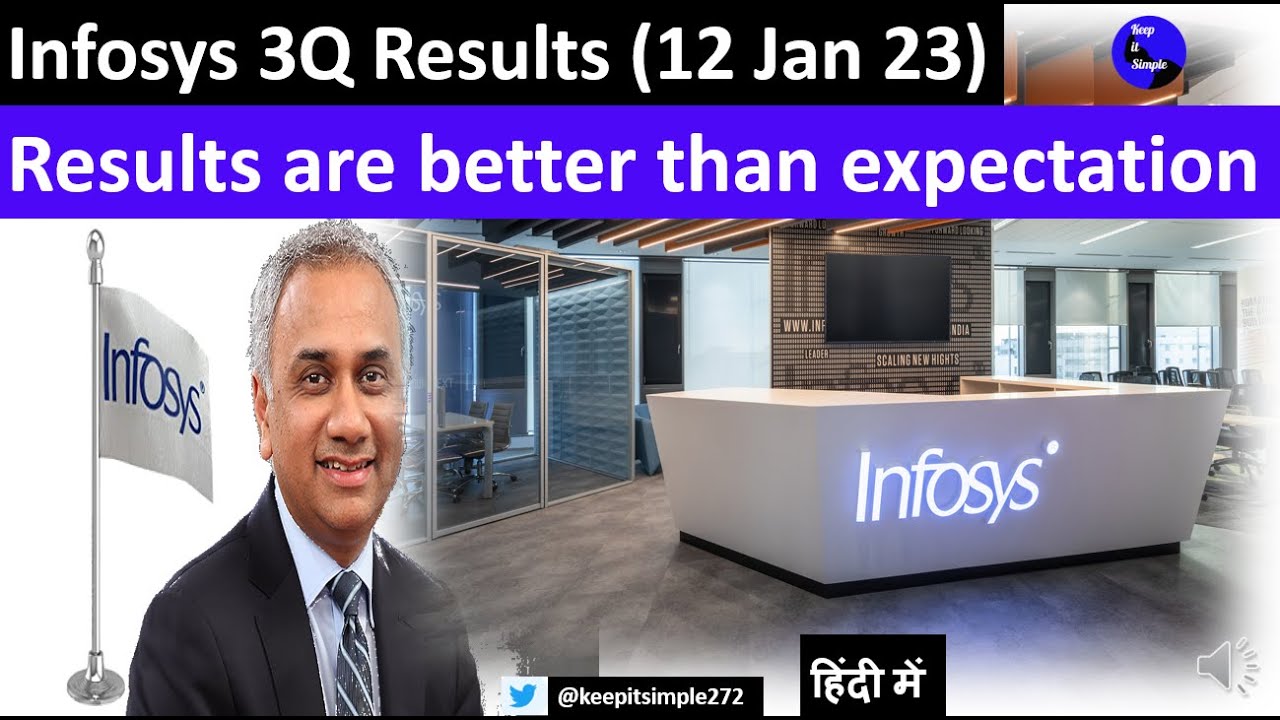 Infosys Q3 Results (12 Jan 2023) - A simple summary of 3Q financial ...
