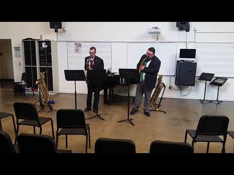 "Playfully" from Dialogue for Two Saxophones by Fisher Tull (Binary ...