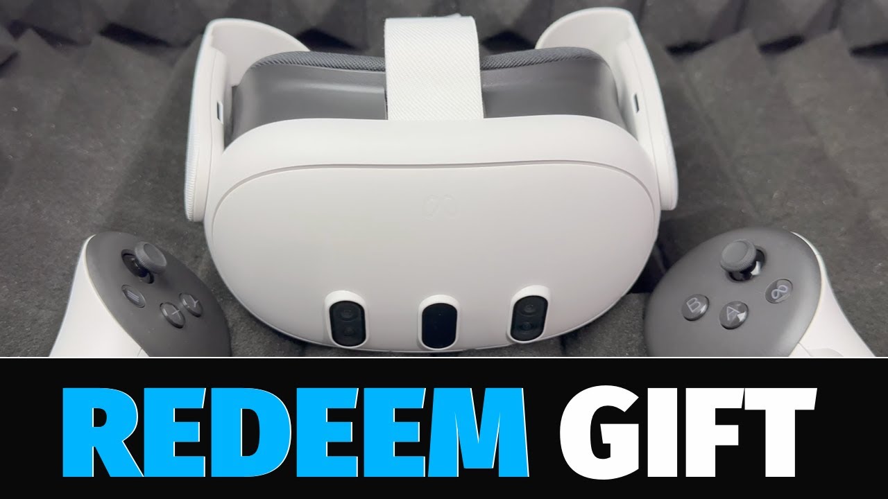 How to Redeem Gift on Meta Quest 3 - YouTube