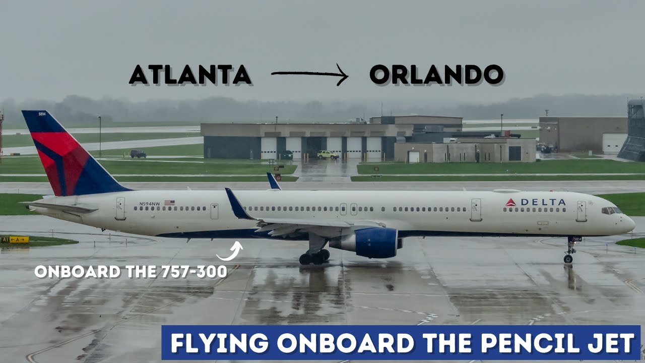 REVIEW | Delta Air Lines | Atlanta (ATL) - Orlando (MCO) | Boeing 757 ...