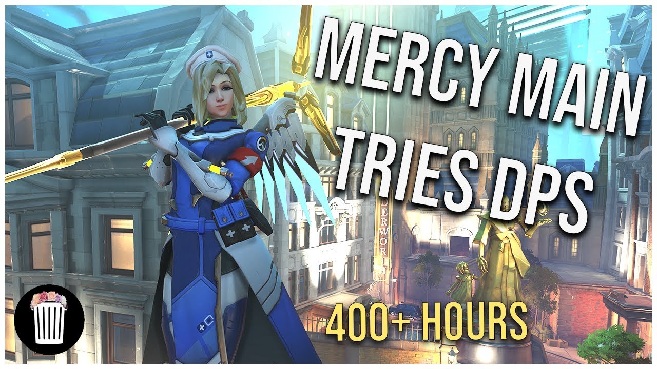 Mercy one trick thinks she can play dps [Overwatch] - YouTube