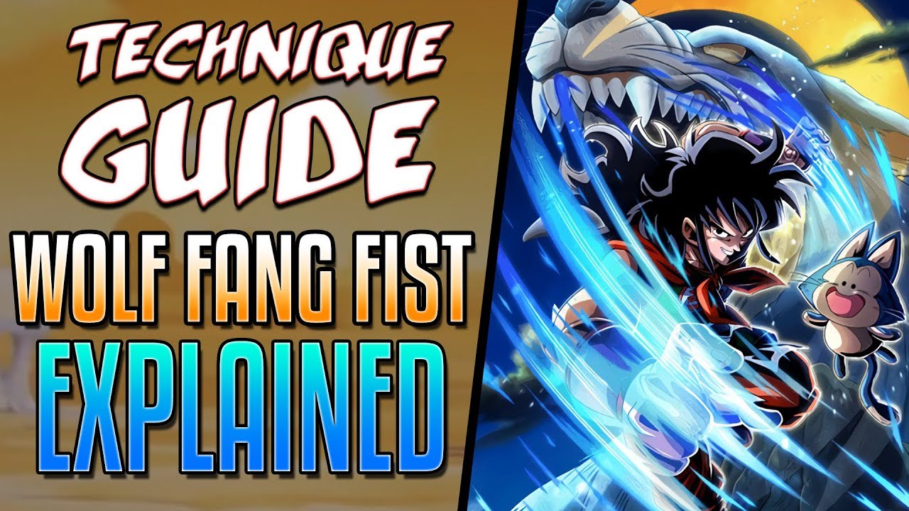 Explaining The Wolf Fang Fist in Dragon Ball - YouTube