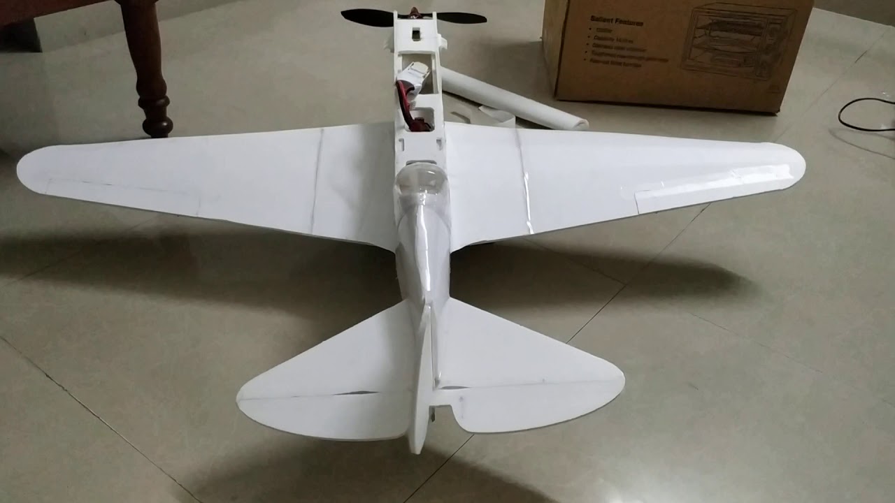 RC plane Depron Build Mig 3 - YouTube
