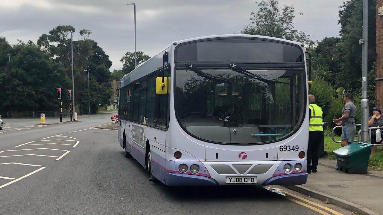 *beast* first Leeds Volvo B7RLE Wright eclipse urban 69349 YJ08 CFD ...