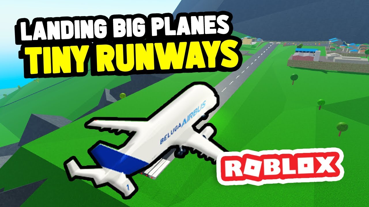 Landing BIG PLANES on Tiny Runways in Roblox Pilot Training Flight ...