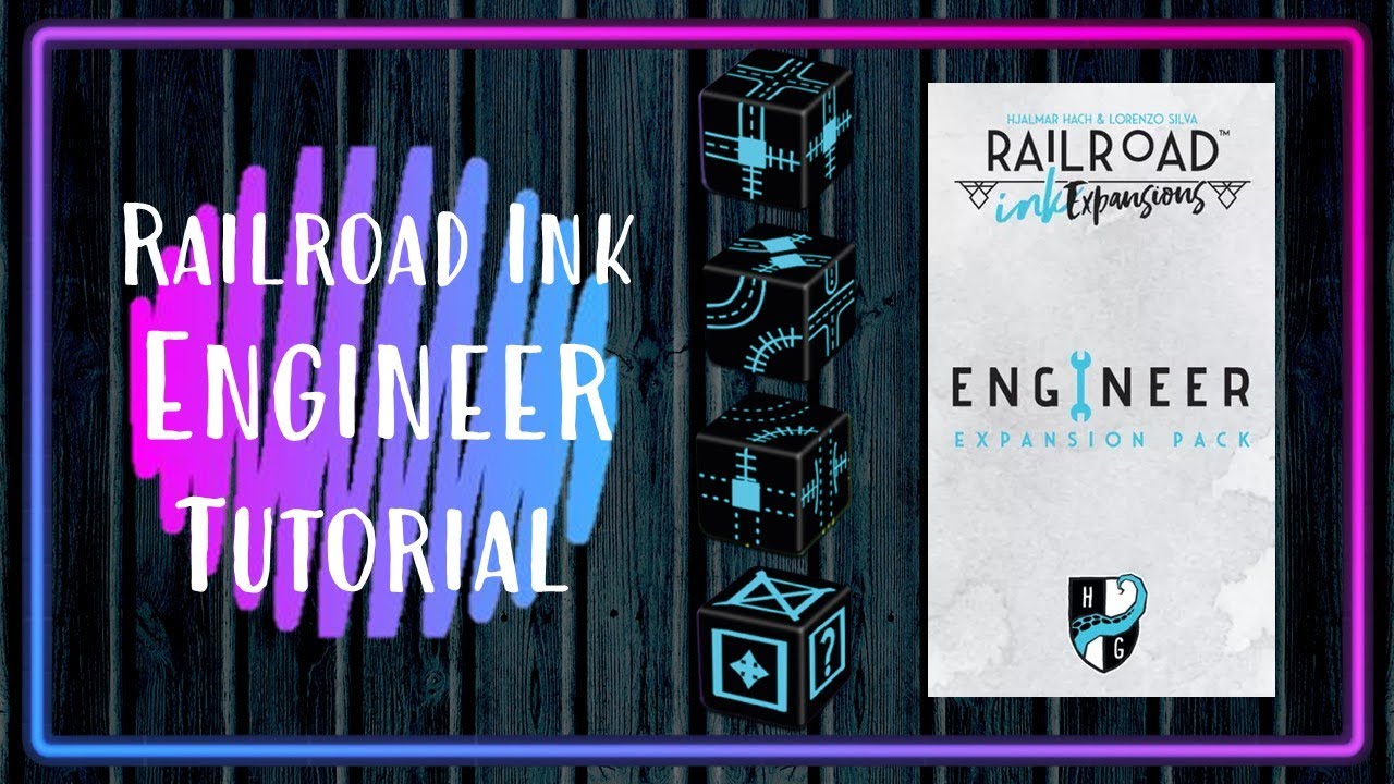 Railroad Ink ENGINEER EXPANSION PACK Tutorial 🛠️ - YouTube