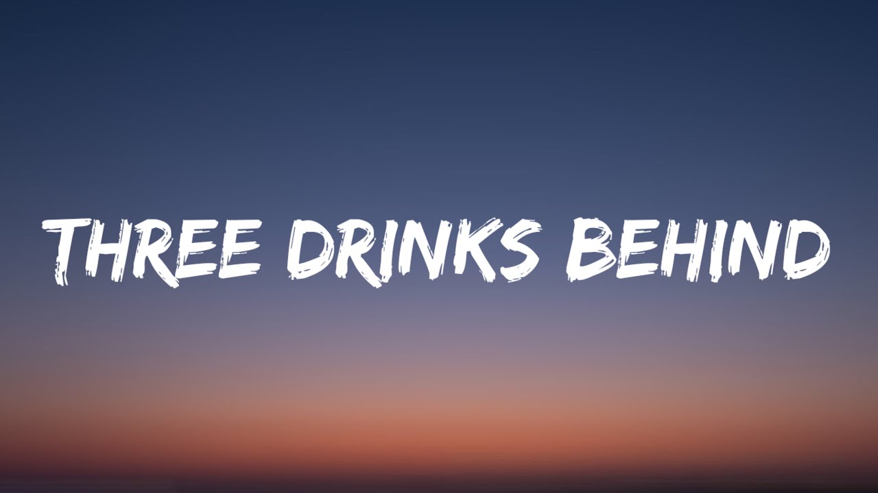 George Strait - Three Drinks Behind (Lyrics) - YouTube