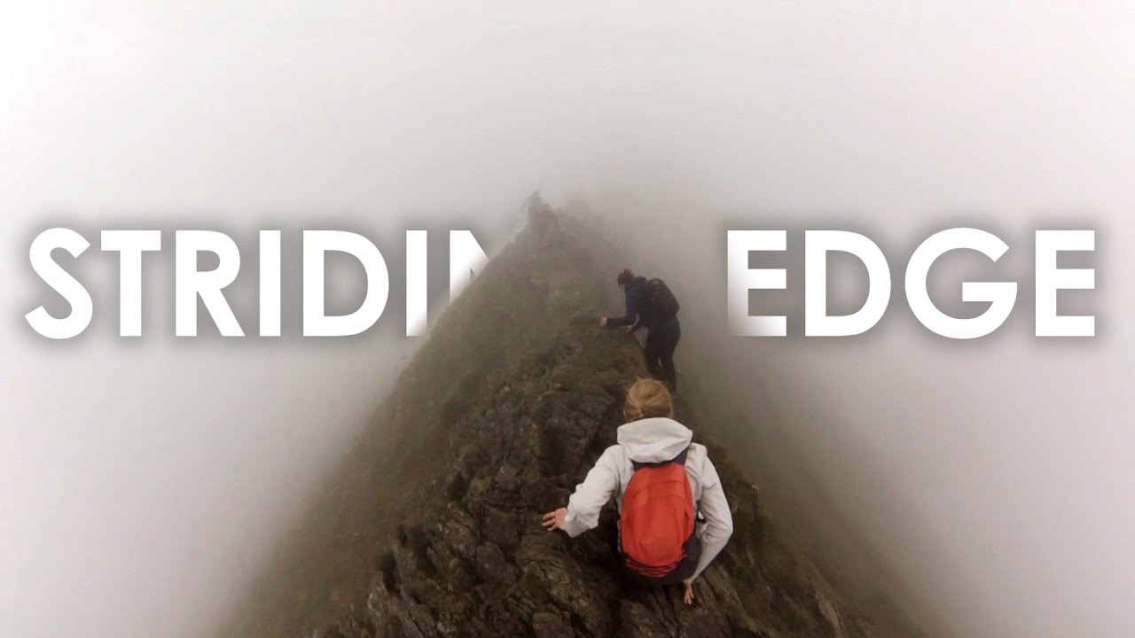 Striding Edge in bad conditions | Mountain rescue on site - YouTube
