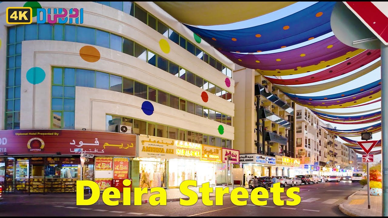 Deira Dubai Streets | Al Murar Evening Walking Tour | 26 August 2024 ...