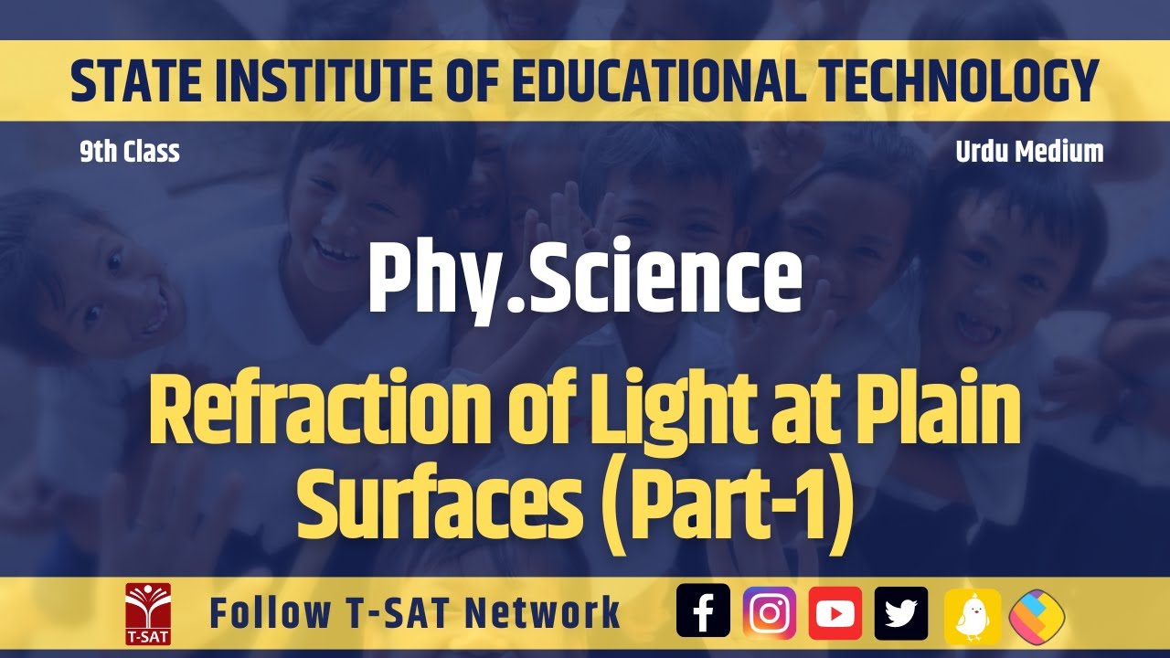 Phy.Science (UM) - Refraction of Light at Plain Surfaces (Part-1 ...