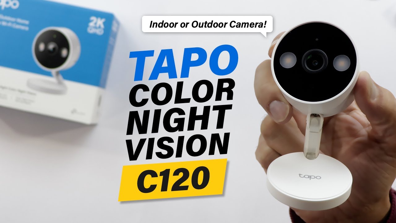 TAPO Color Night Security Camera (C120) - Setup & First Impressions ...