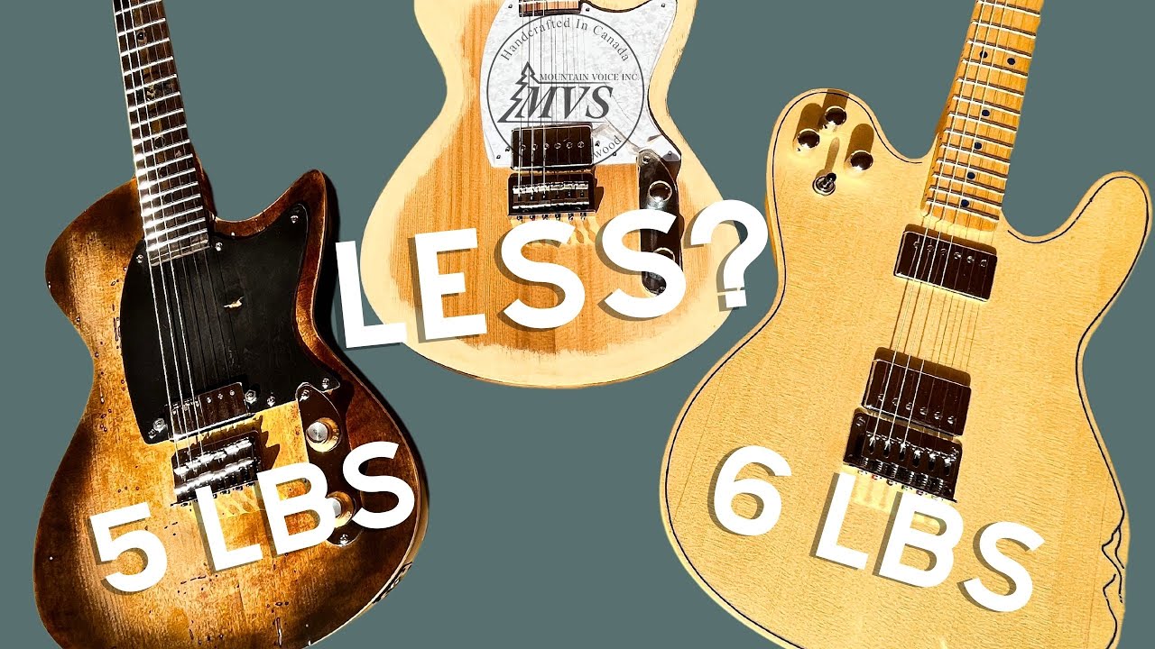 Testing our hand made lightweight guitars - YouTube