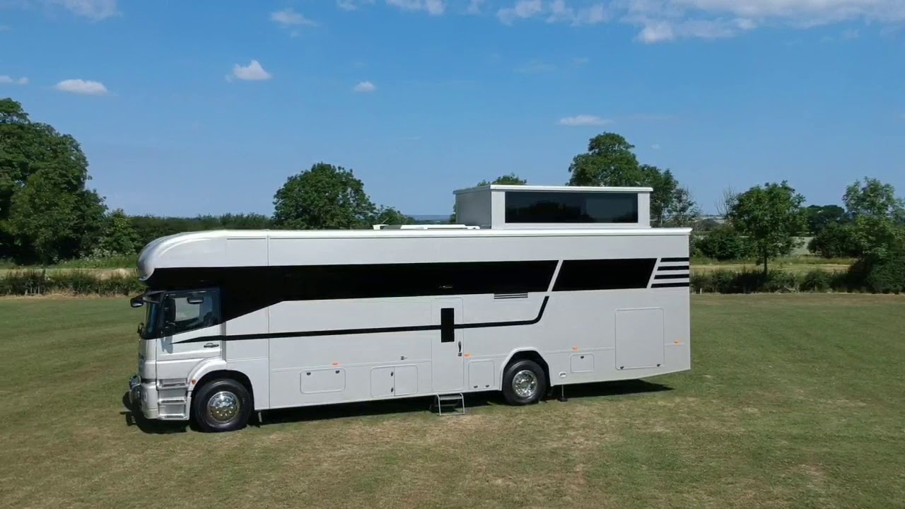 HR Multisport Luxury Motorhome Skyline Dominator with Supercar Sized ...