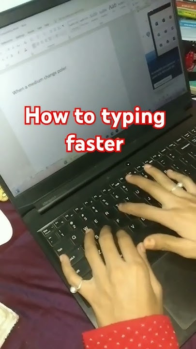 How to typing faster #shorts - YouTube