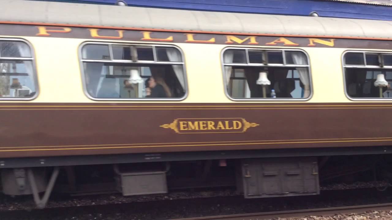 The Royal Scot Steam train through St Germans, Cornwall - YouTube