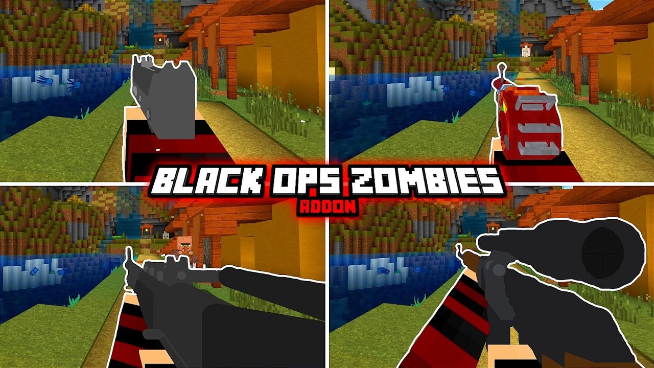 Black OPS Zombies - Addon (Minecraft Showcase) - YouTube