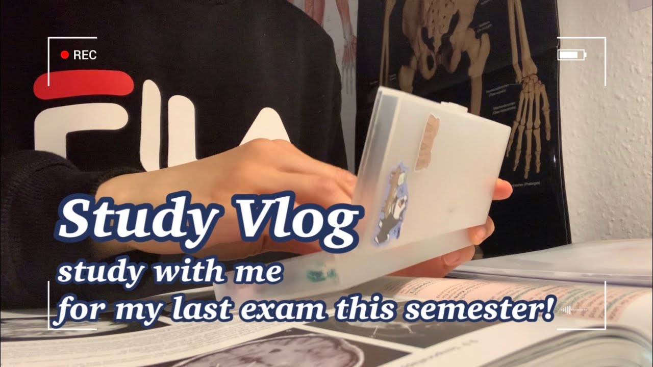 [Study Vlog #72 ] 12h study day, midnight study session and no sleep ...