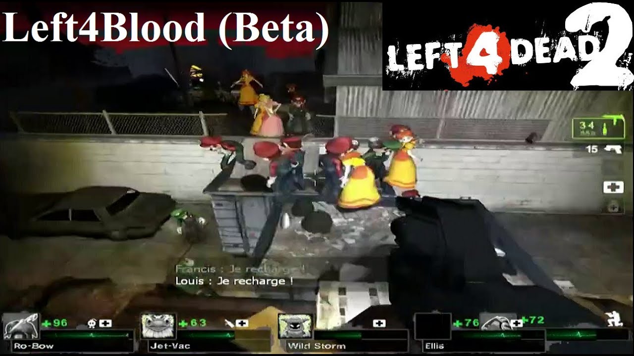 Left 4 Dead 2 (Walkthrough FR) Left4Blood (Beta) [Réalisme/8 survivants ...