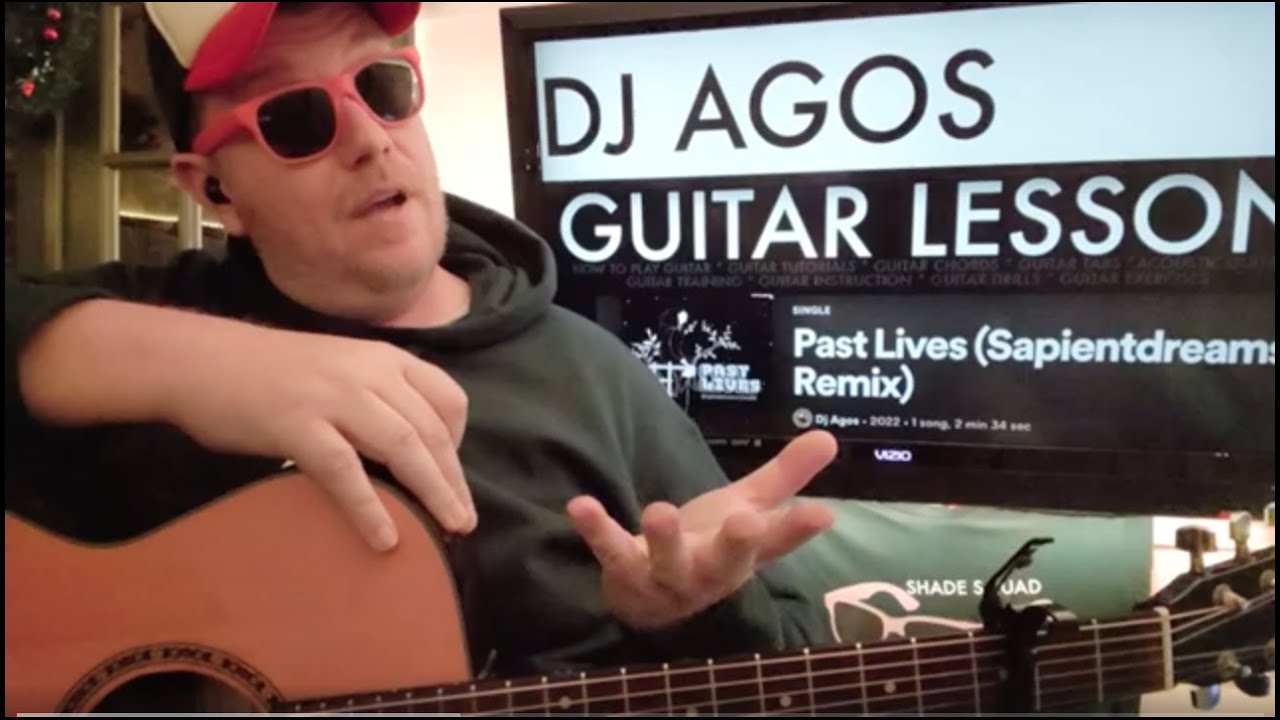How To Play Past Lives - Sapientdream and DJ AGOS Guitar Tutorial ...