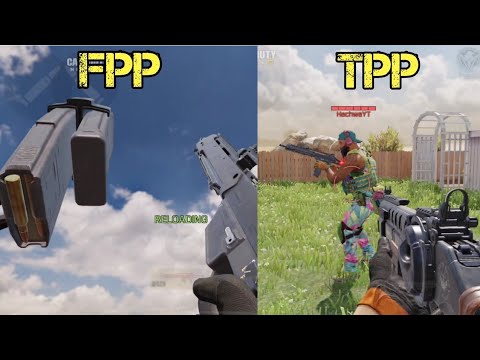 Unique Reload Animations TPP vs FPP in COD Mobile | Call of Duty Mobile - YouTube