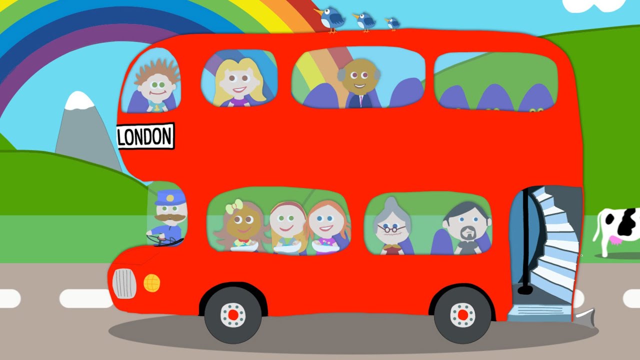The Wheels On The Bus | Kids Songs | Classic Nursery Rhymes - YouTube