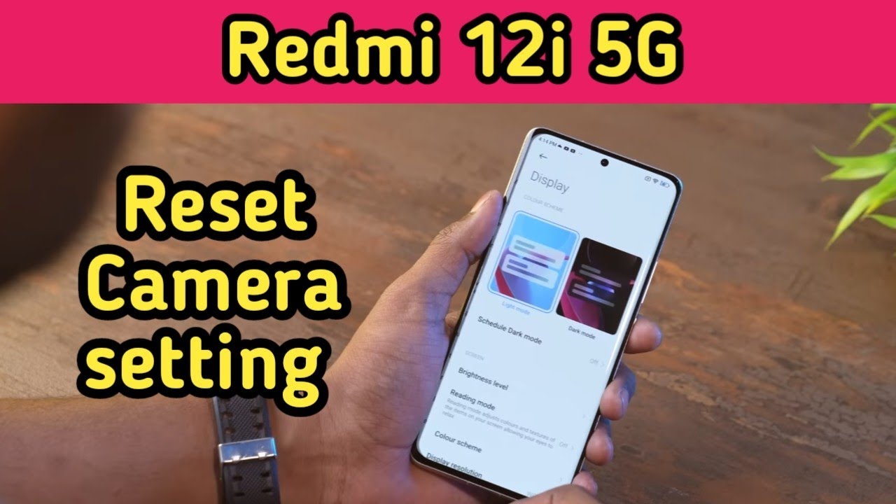 Reset Camera Setting In Redmi 12 5G,Redmi 12 5G Mein Camera Setting ...