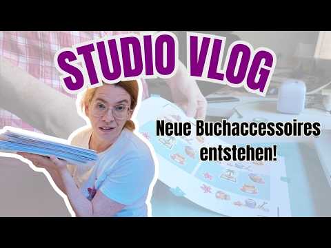 Studio Vlog | Neue Buchaccessoires, frische Motive & eure Wunschideen für den Lesehörnchenshop 📚✨