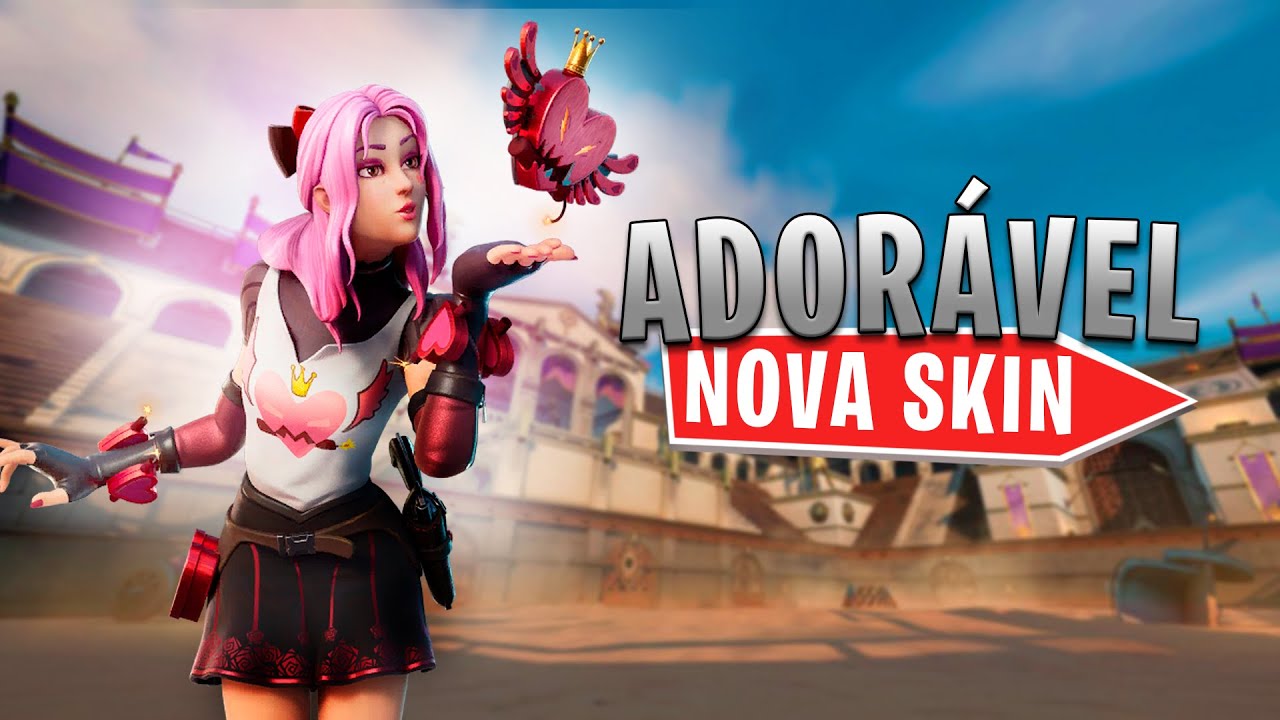 A NOVA SKIN " ADORÁVEL " - FORTNITE - YouTube