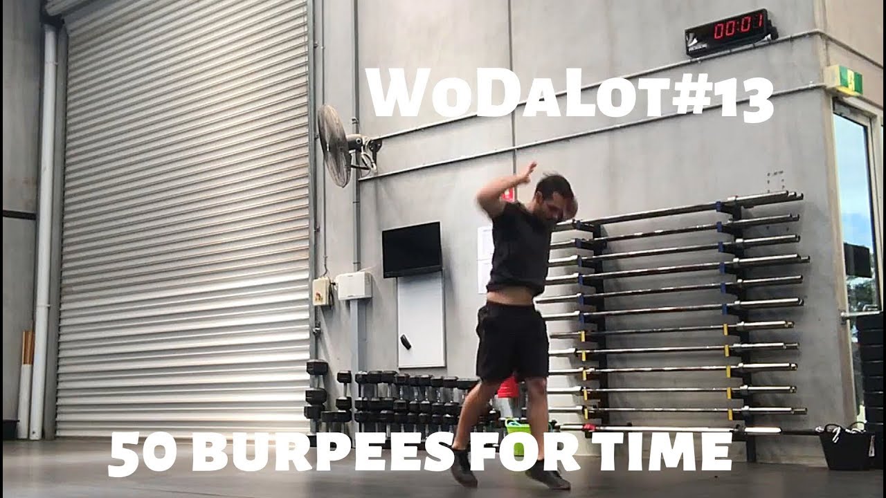 Sub 2 minutes for 50 burpees? | CrossFit Workout // WoDaLoT#13 - YouTube