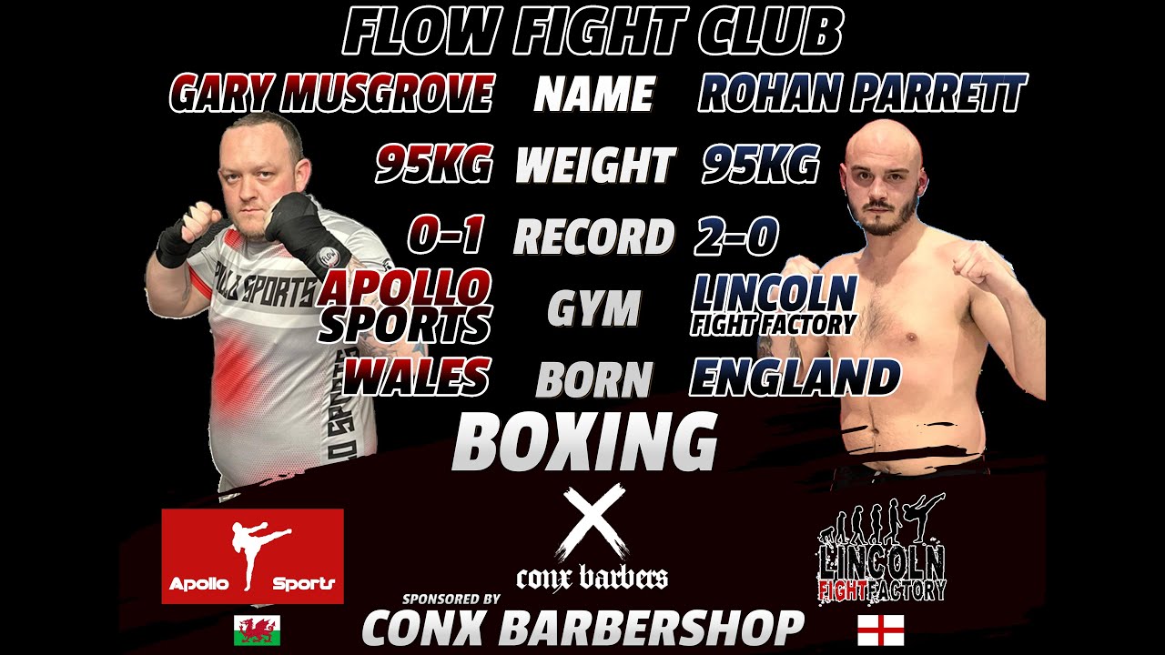Gary Musgrove - Apollo Sports vs Rohan Parrett - Lincoln Fight Factory ...