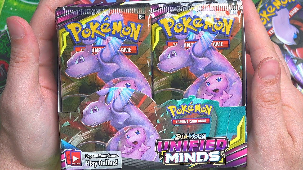 MEWTWO & MEW RAINBOW HUNTING!! | Pokemon Unified Minds Booster Box ...