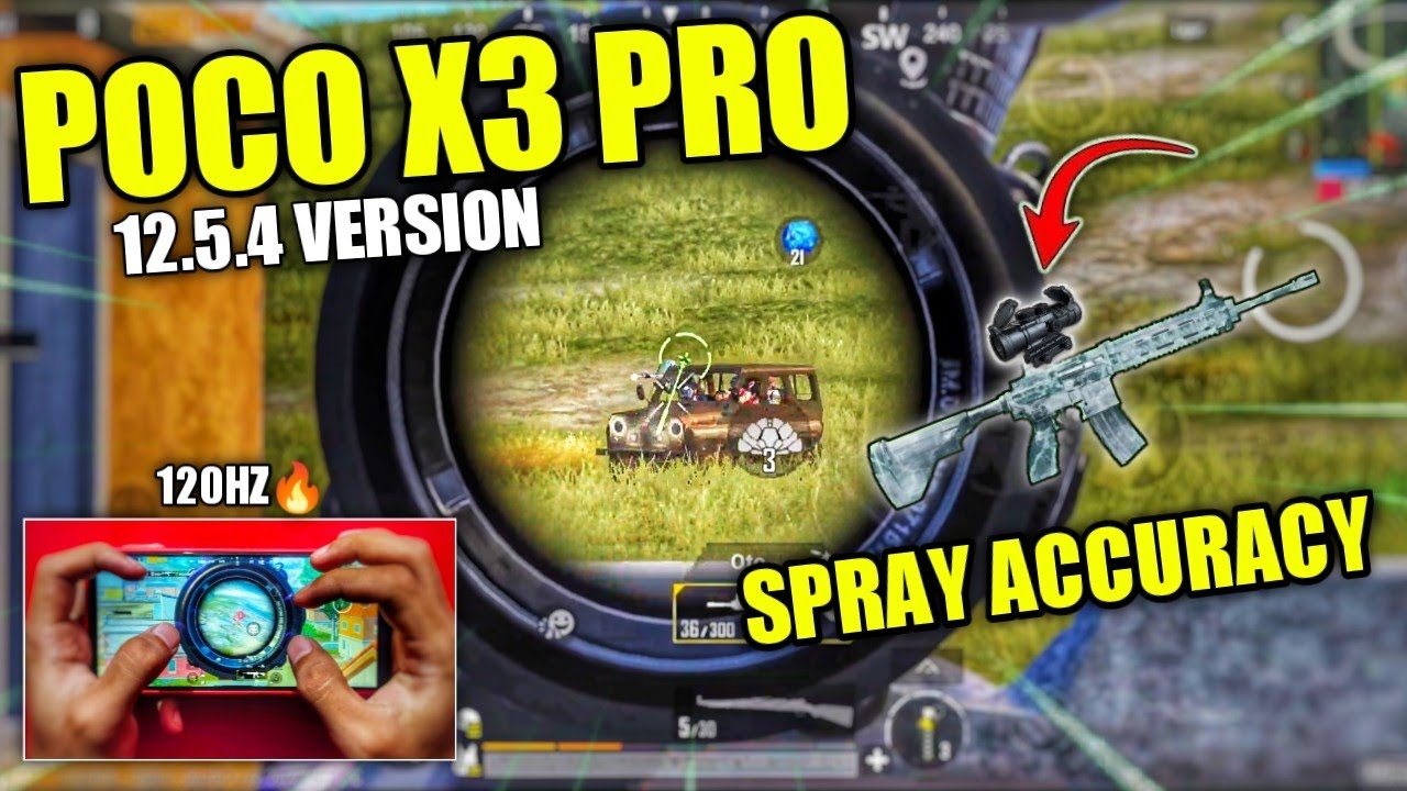 POCO X3 PRO BEST ACCURACY SCOPE ×3 PUBG MOBILE! SOLO VS SQUAD🔥 - YouTube