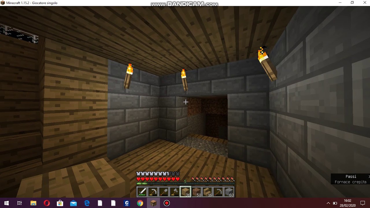 Faccio un pino di sotto alla mia casa Minecraft Elio - YouTube