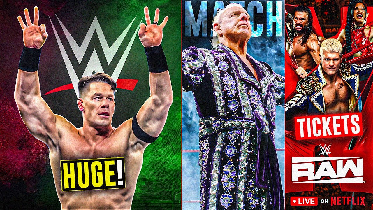 BIG NEWS! John Cena RETIREMENT TOUR Plans | Ric Flair LAST MATCH? Raw ...