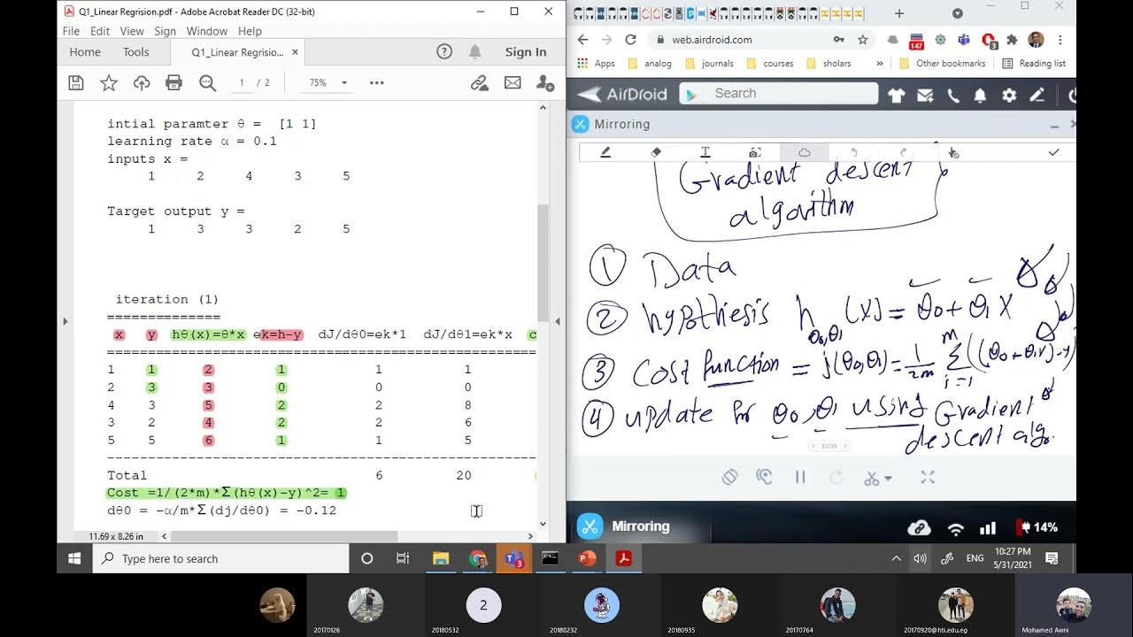 Linear regression solved problem - YouTube