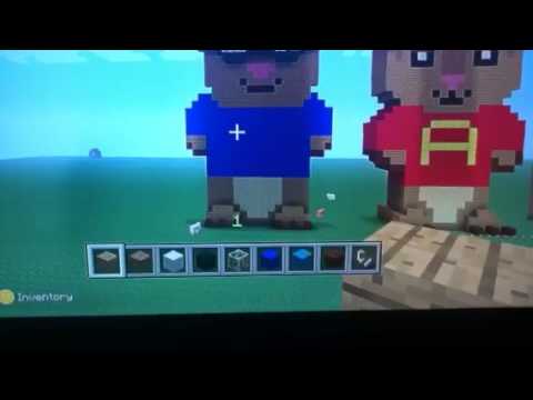 Minecraft xbox360 chipmunk pixel art LeyaTown1820 - YouTube