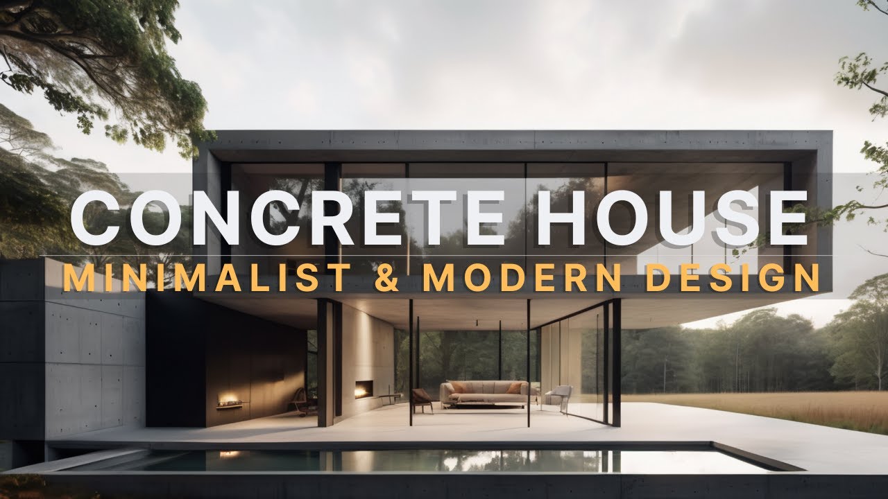 Embracing Simplicity: The Allure of Minimalist Concrete Houses - YouTube