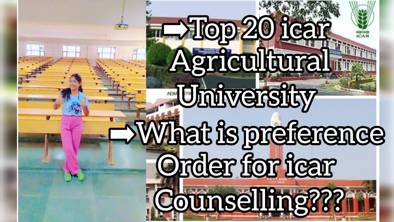 Top 20 ICAR Universities in India | Best Agriculture College🌾what is ...