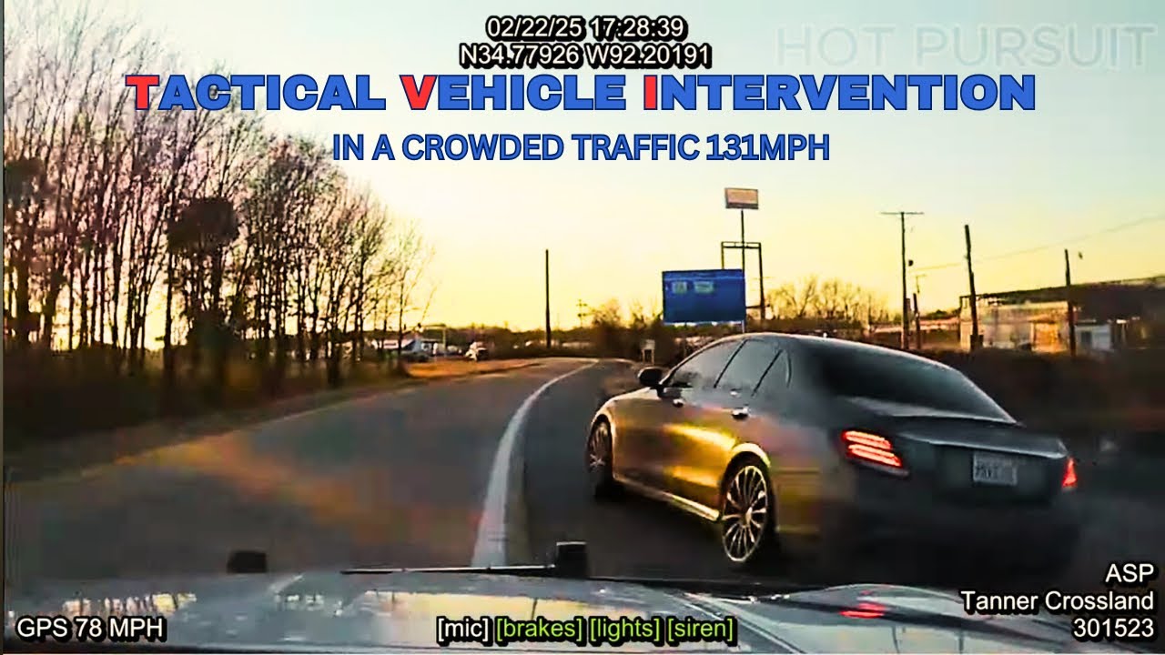 Mercedes Benz Driver Hits Very Fast In A Crowded Traffic High Speed ...