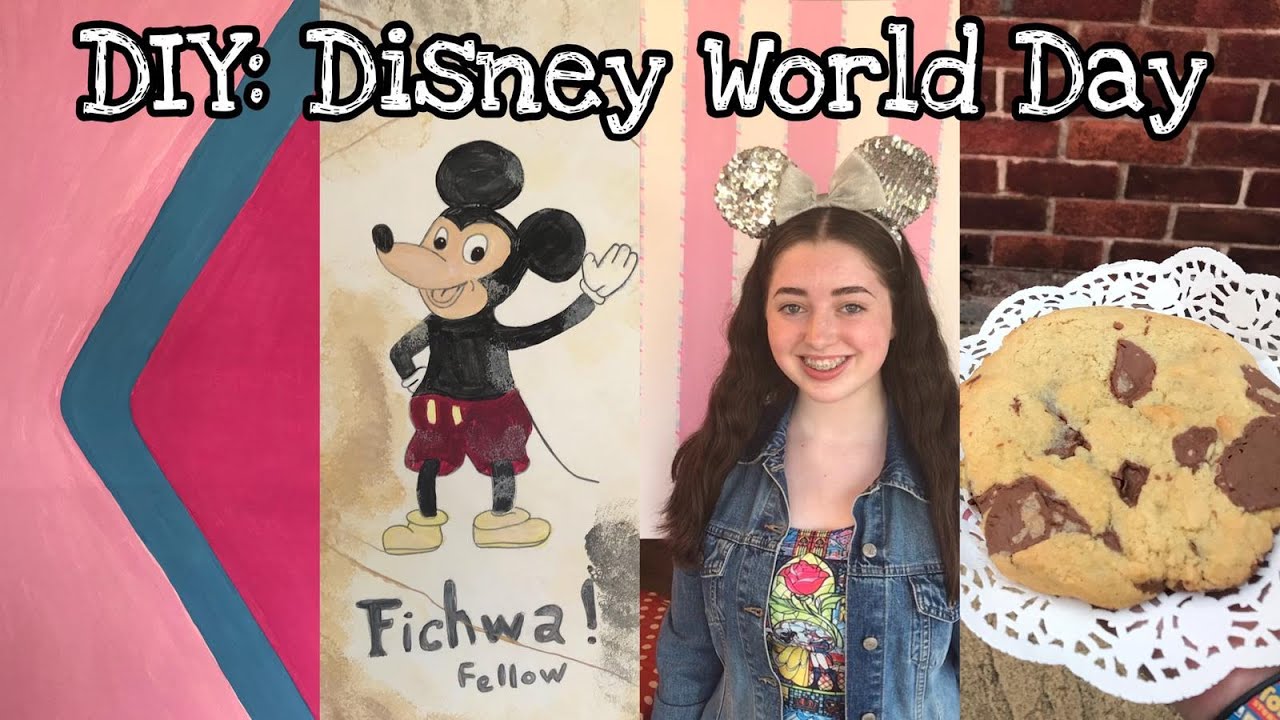 DIY: Disney World Instagram Walls Art and snacks ~ Disney World Day at ...